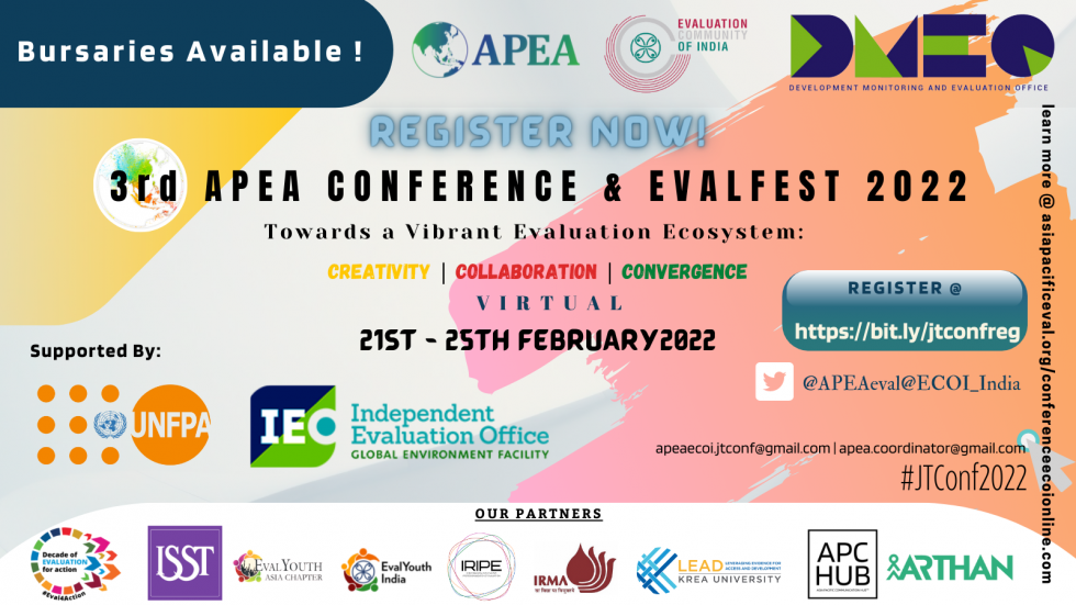 3rd APEA Conference & EvalFest 2022 - Towards a Vibrant Evaluation ...